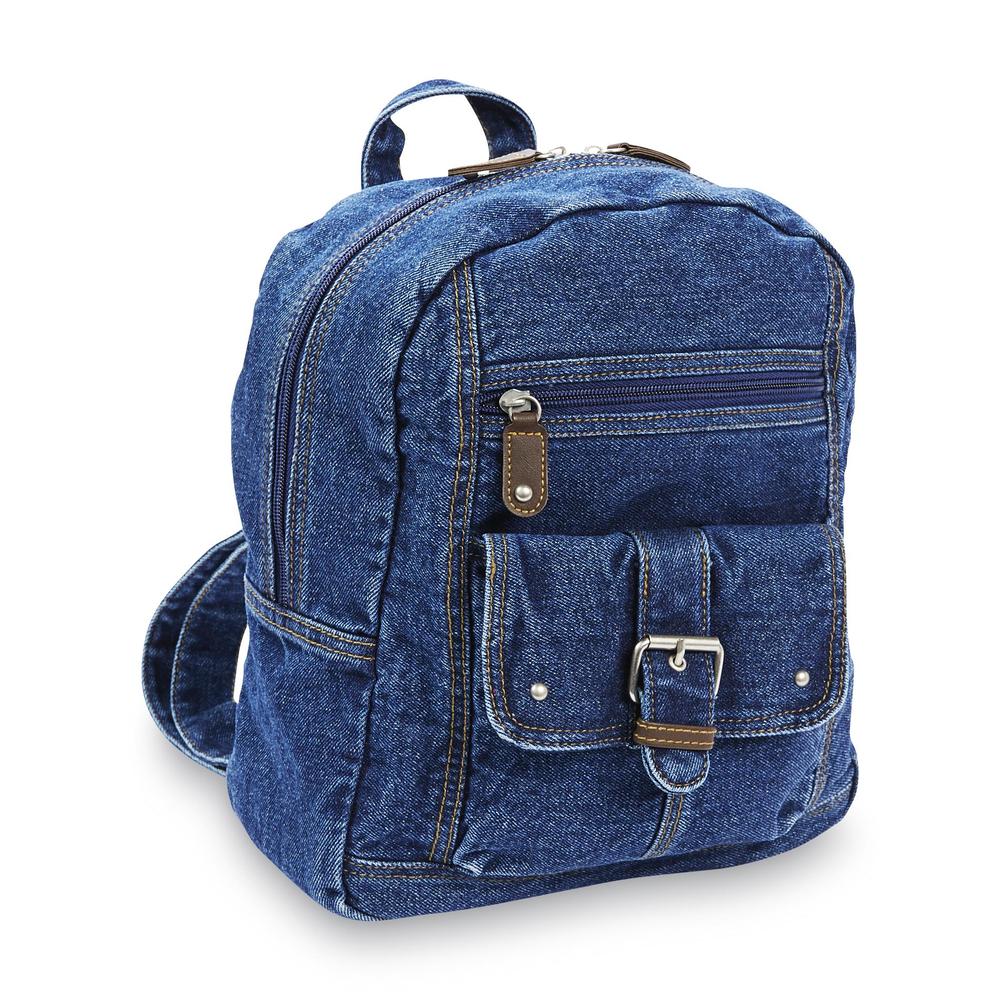 Joe Boxer Women's Small Denim Backpack