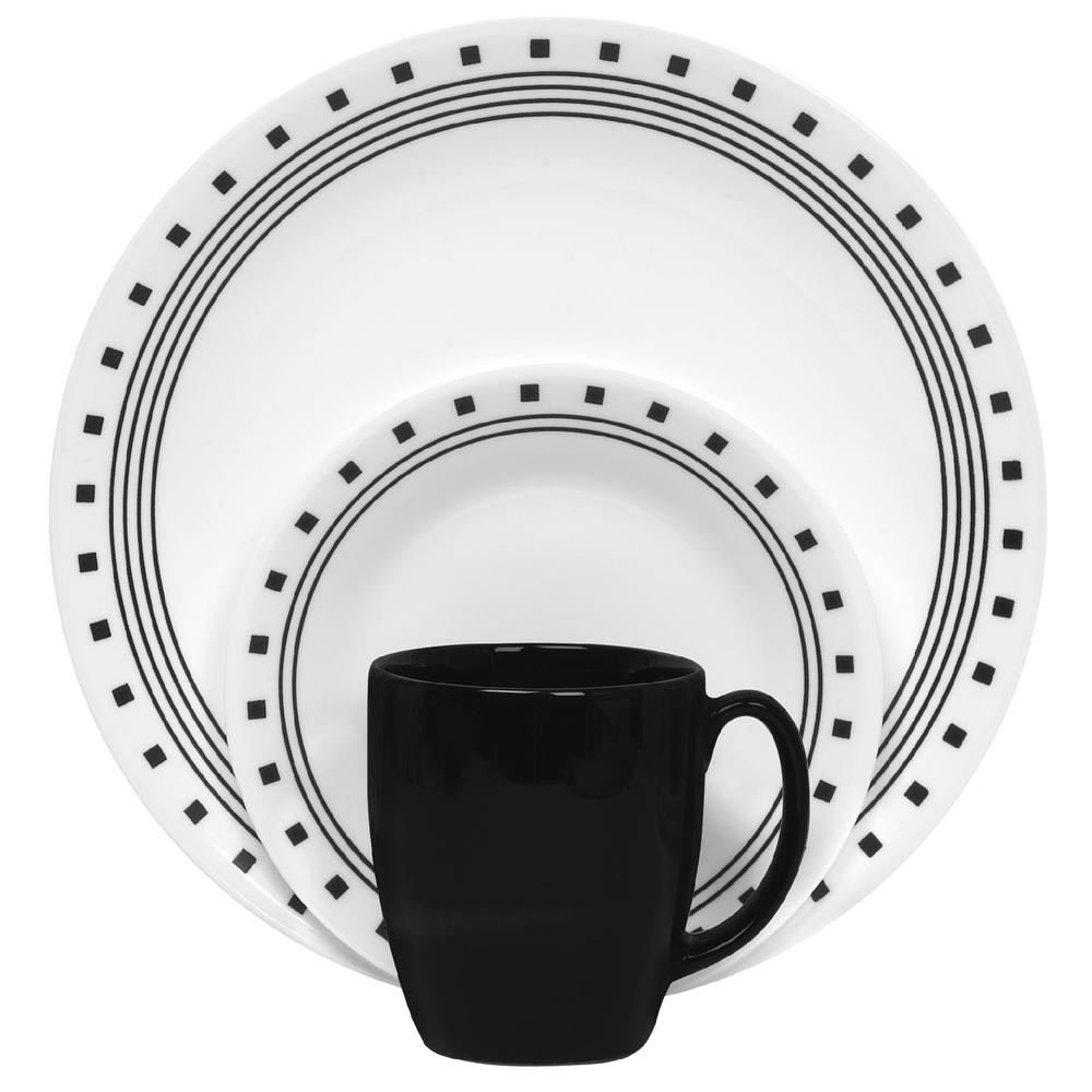 Corelle Livingware 16-Piece Dinnerware Set - City Block