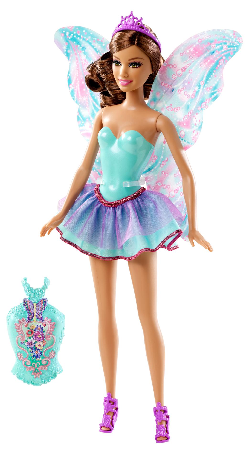 UPC 746775290245 - Barbie Fairytale Magic Doll Brunette in Blue ...