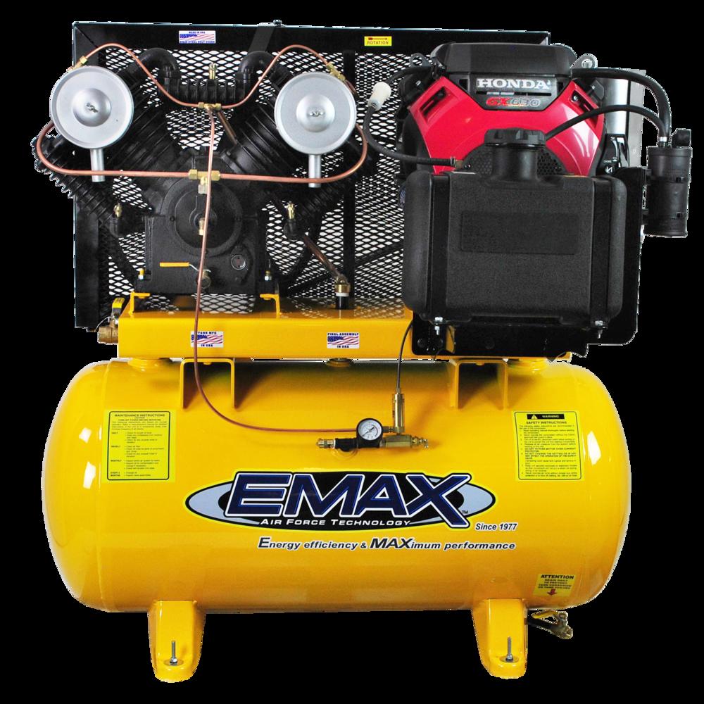 EMAX 18 HP 60 Gallon Two Stage HONDA Elec Start Compressor - EGES1860ST
