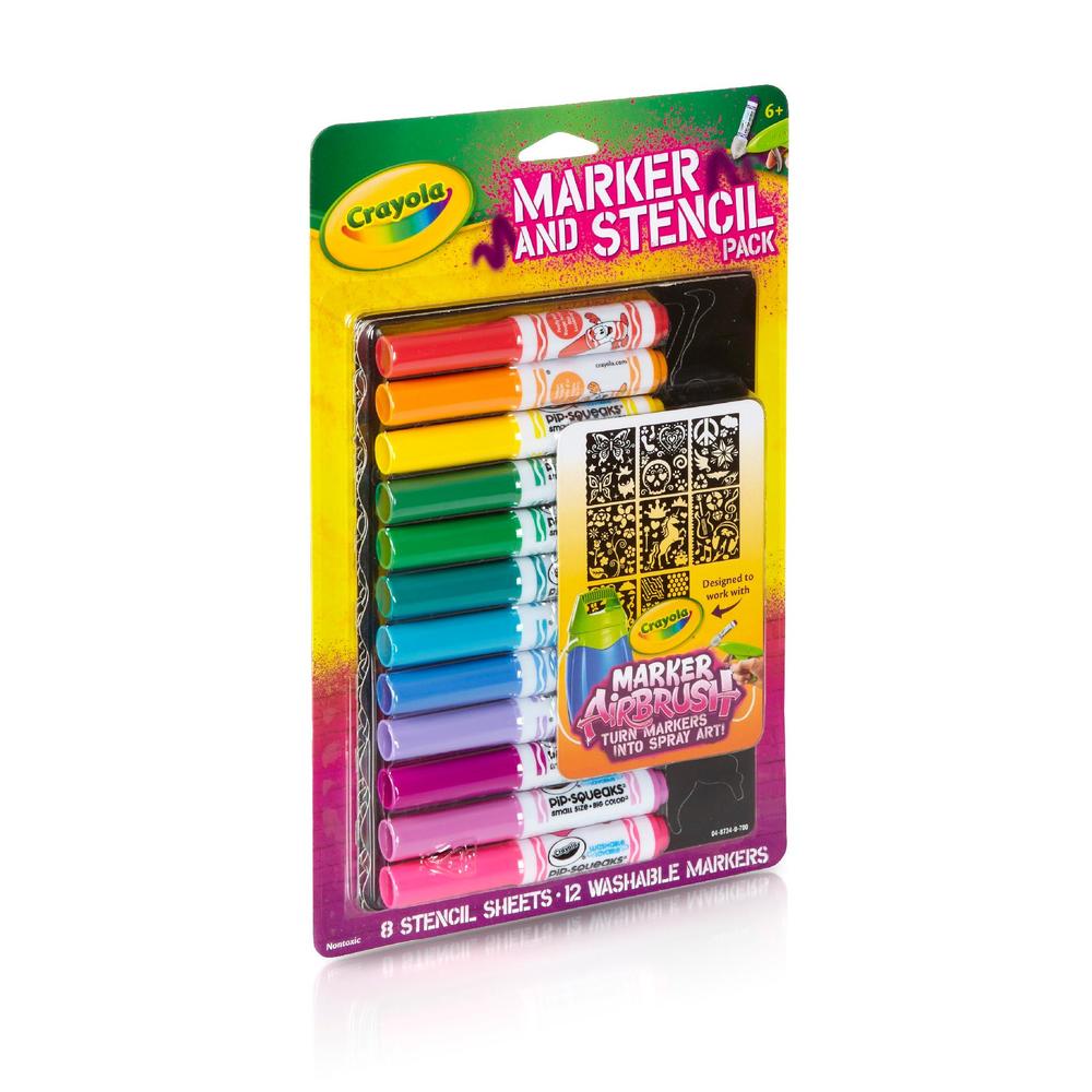 Crayola Maker Stencil Set -Pink