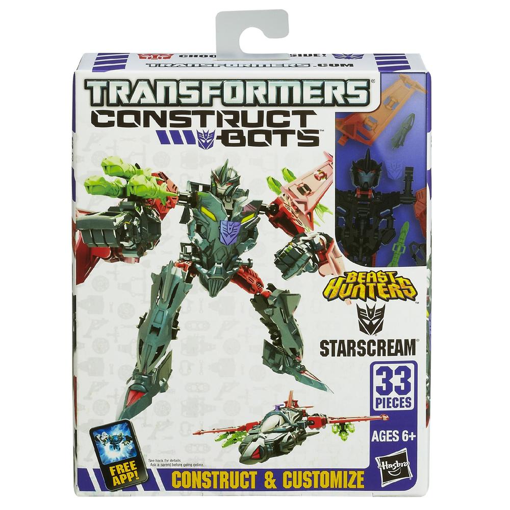 Transformers Construct-Bots Scout Class Starscream Buildable Action Figure