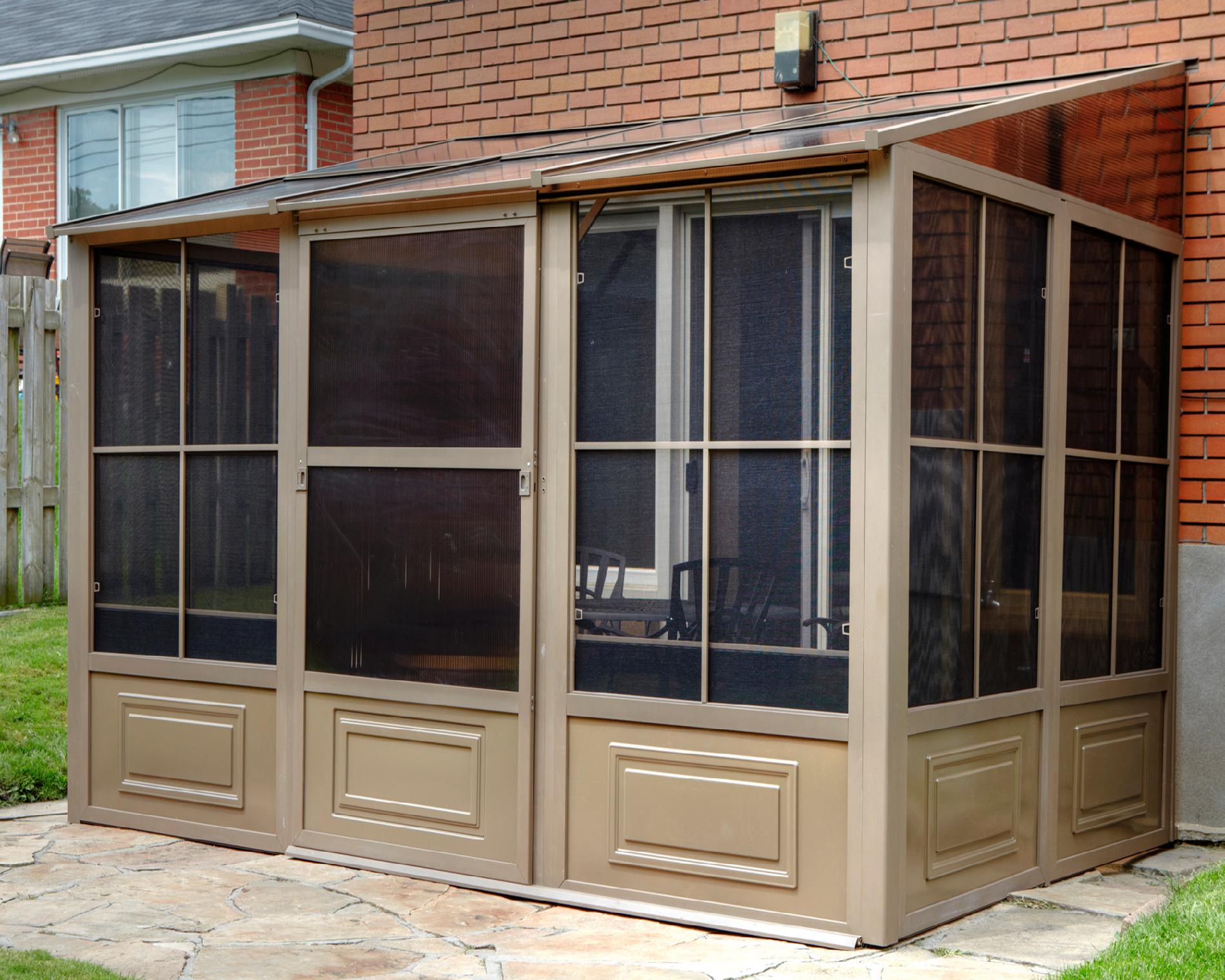 Gazebo Penguin Florence Add-A-Room 8'x12' Sand