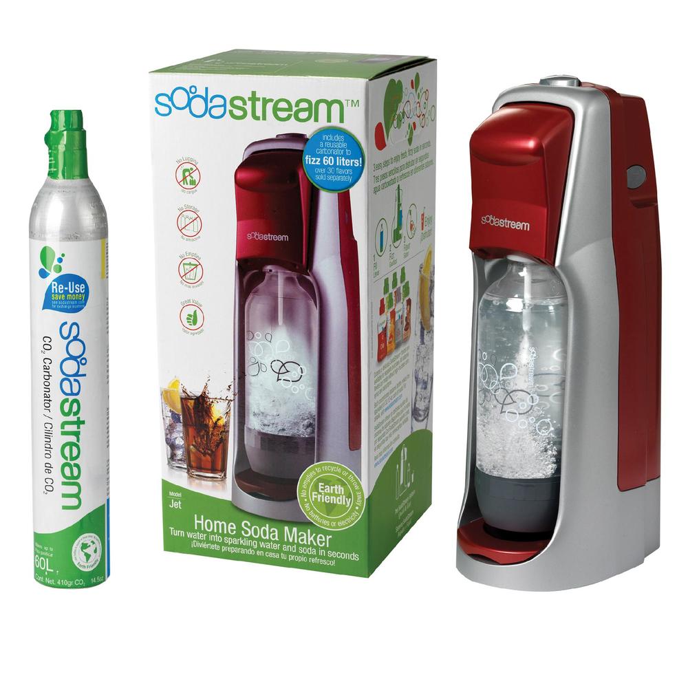 Soda Maker Starter Kit Red