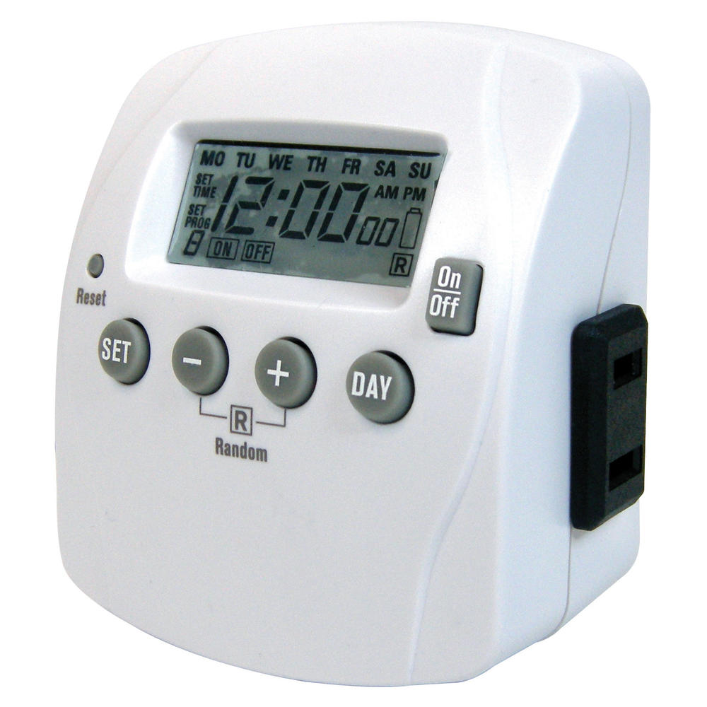Prime Wire 2-Outlet 7-day Digital Timer with 8 settings - Tools ...