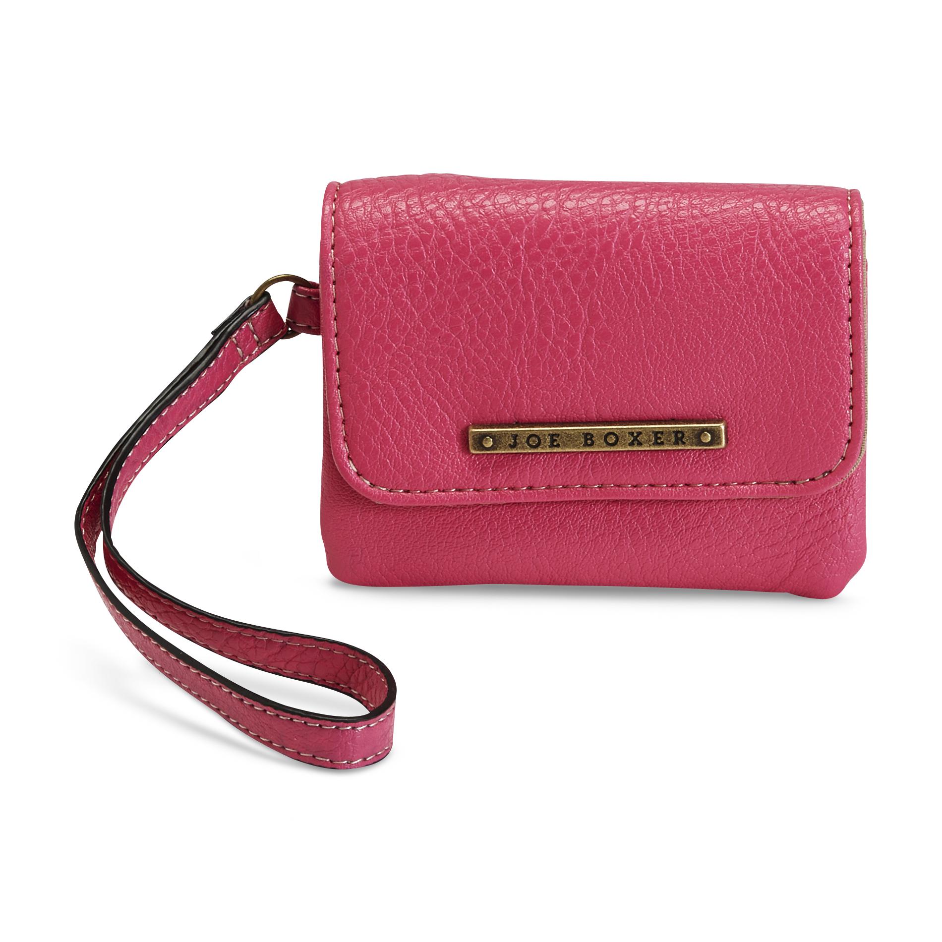 Joe Boxer Women's Wristlet Wallet - Faux Leather