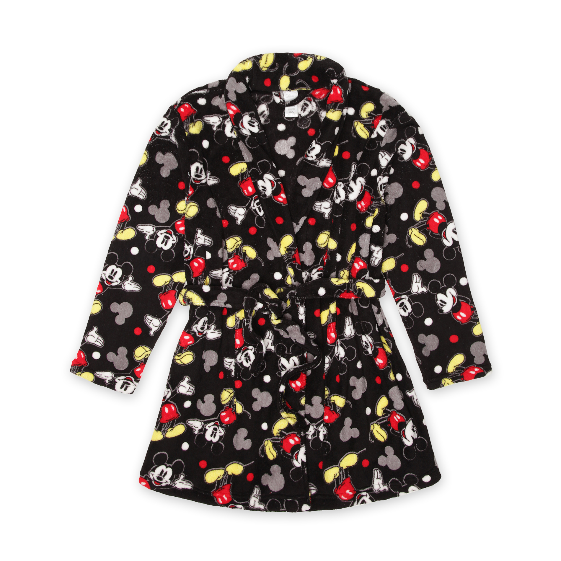 Disney Women's Short Plush Robe - Mickey Mouse