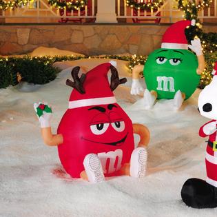 Red M&M Inflatable Christmas Decoration: Sweet Christmas at Kmart