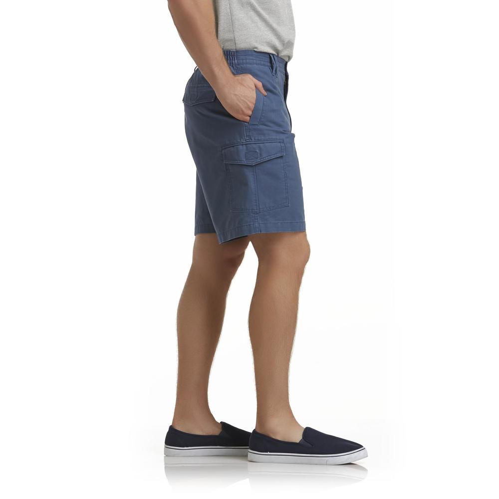 Basic Editions Men's Woven Cargo Shorts - Herringbone