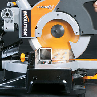 Evolution 10-inch Rage 3 Multipurpose Compound Sliding Miter Saw (RAGE 3)