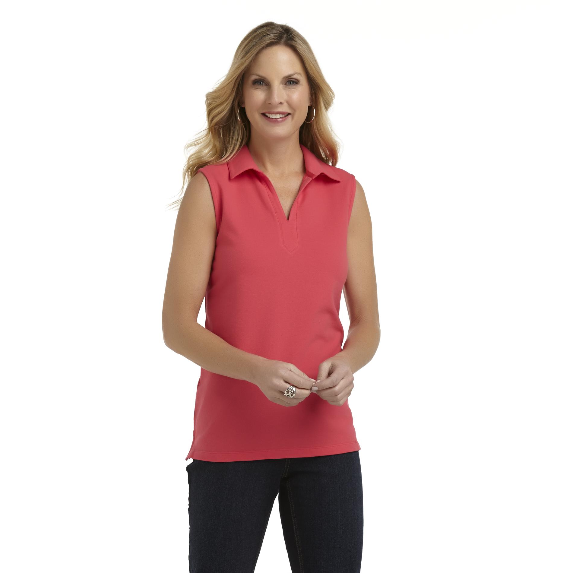 Basic Editions Women's Sleeveless Shirt
