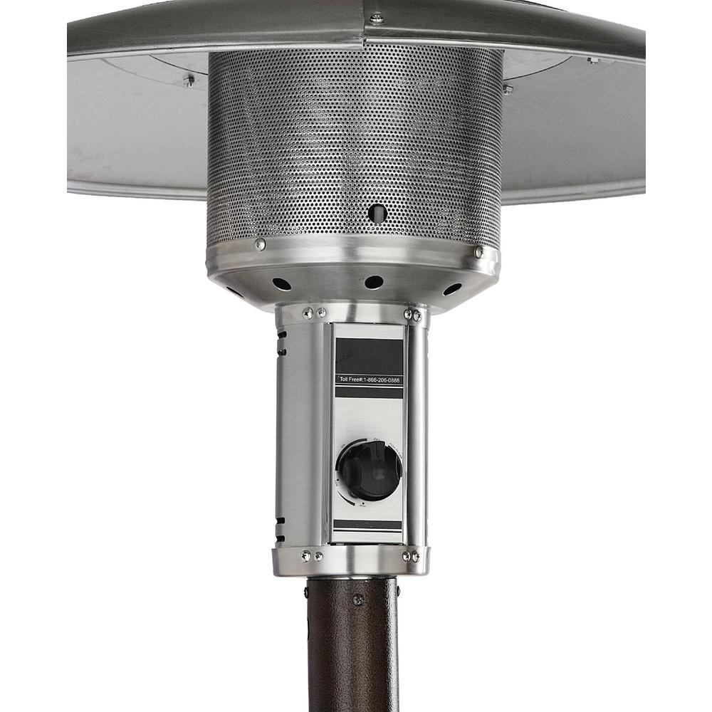 Patio Heater with Stainless Steel Table