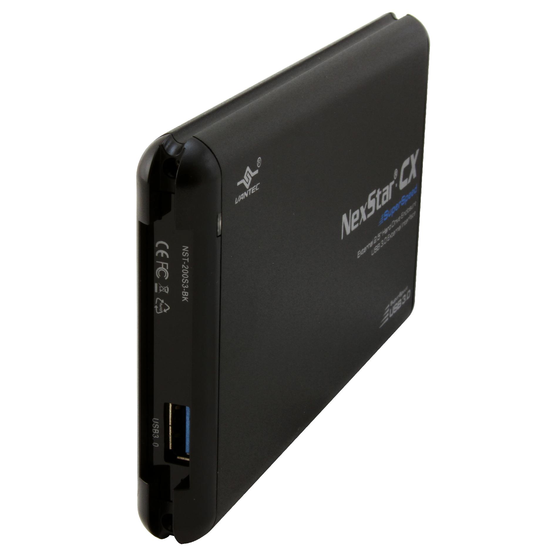 Vantec NST-200S3-BK USB 3.0 External Hard Drive Enclosure - TVs ...