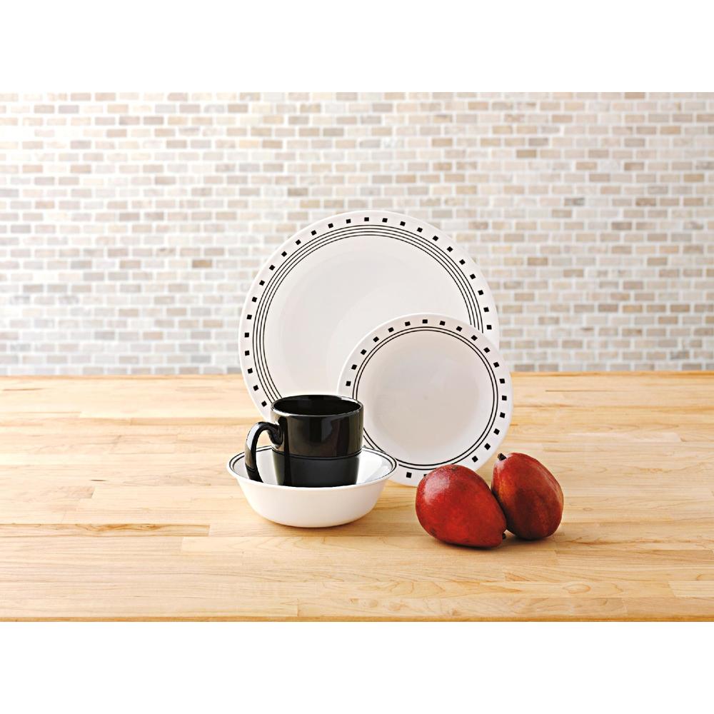 Corelle Livingware 16-Piece Dinnerware Set - City Block