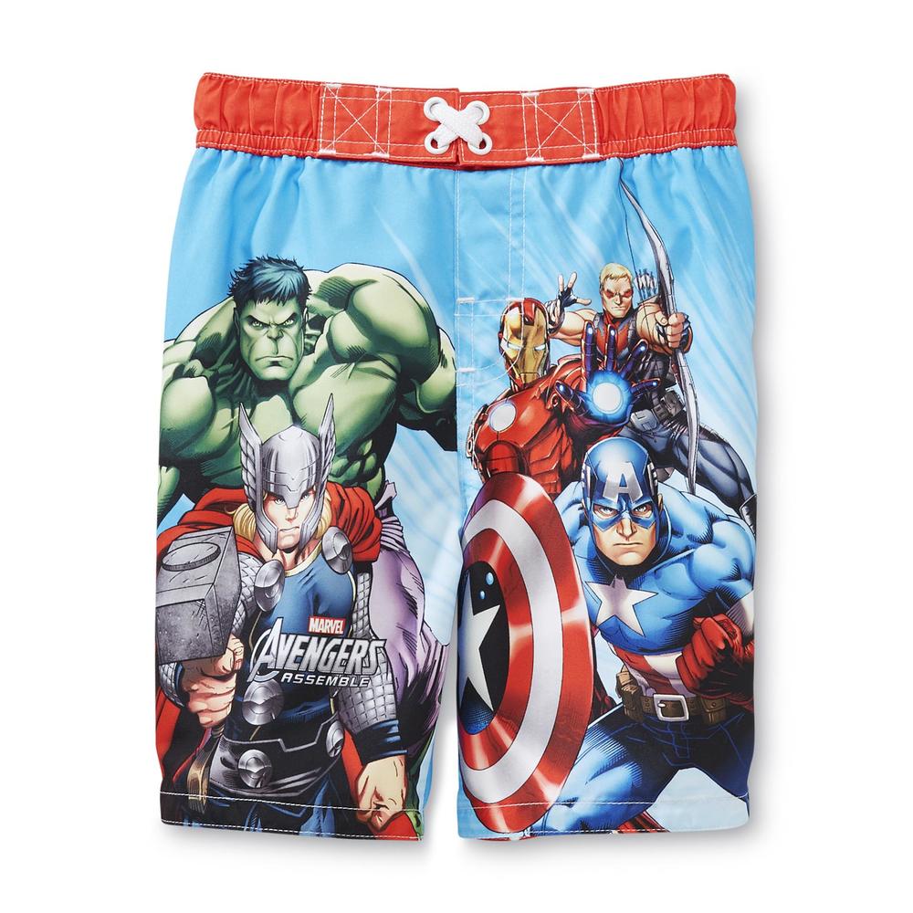 Marvel The Avengers Toddler Boy's Swim Trunks