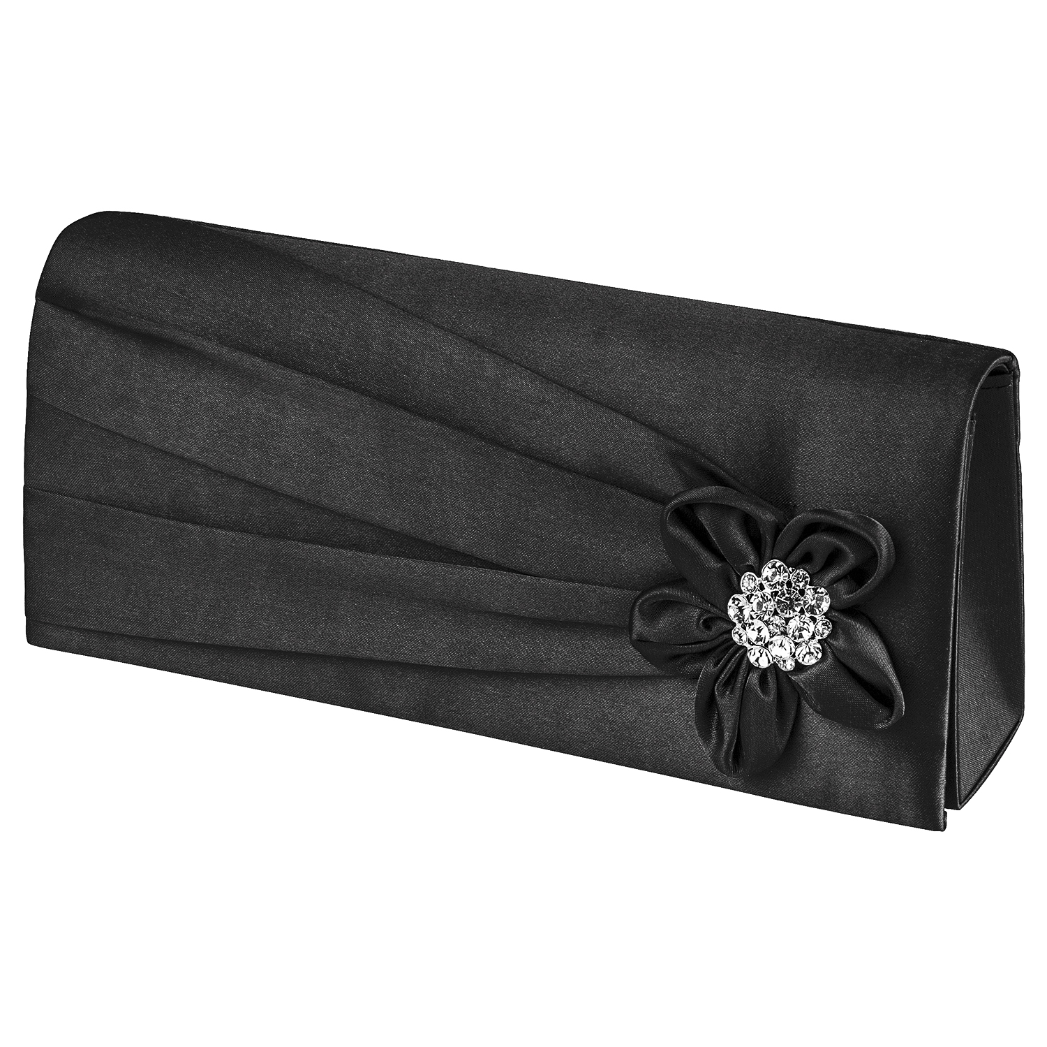 Jessica McClintock Women’s Clutch Rhinestone Flower Handbag