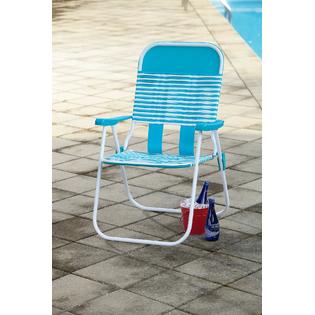 Essential Garden PVC Chair- Blue - Outdoor Living - Patio Furniture ...