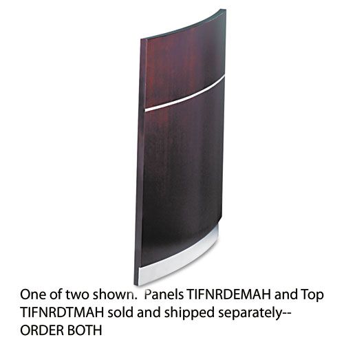 Napoli Veneer Series Reception Desk End Panels