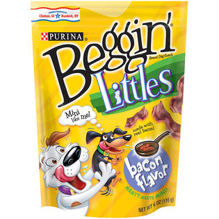 Beggin Strips Littles Bacon Flavor Dog Snack 6 oz. Bag