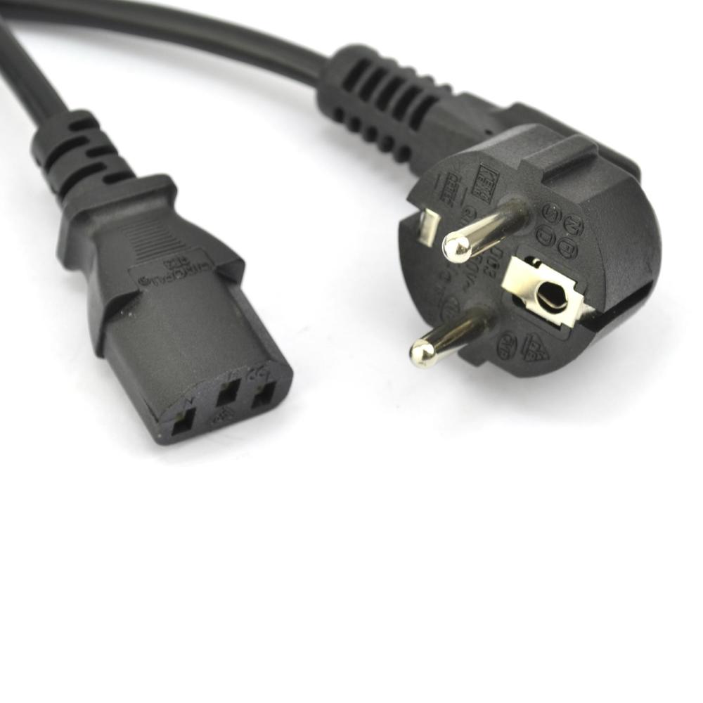 Vcom VC-POW/EU6 EU-3Prong Power Cord, 6feet