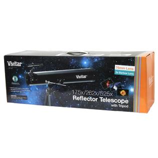 Vivitar VIV-TEL-76700 Reflector Telescope 175x /525x