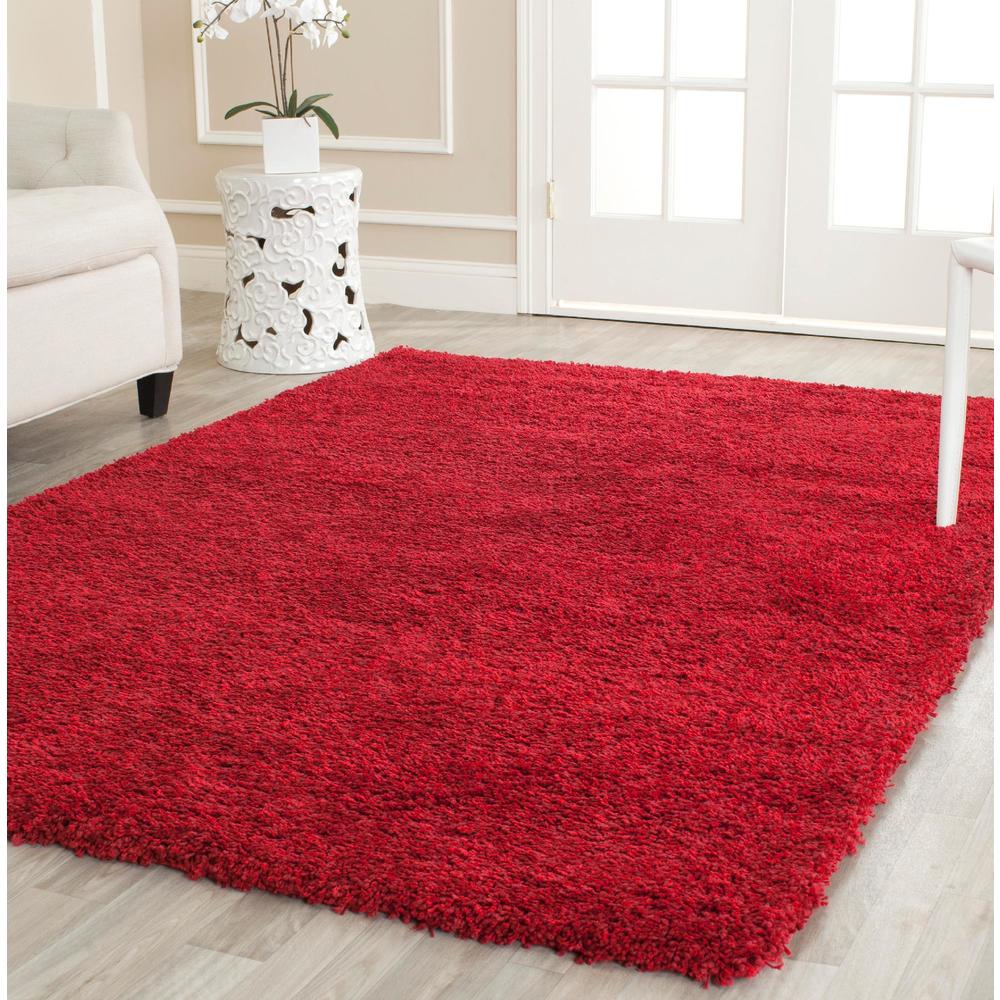 Safavieh California Shag Rug (SG151) - Red