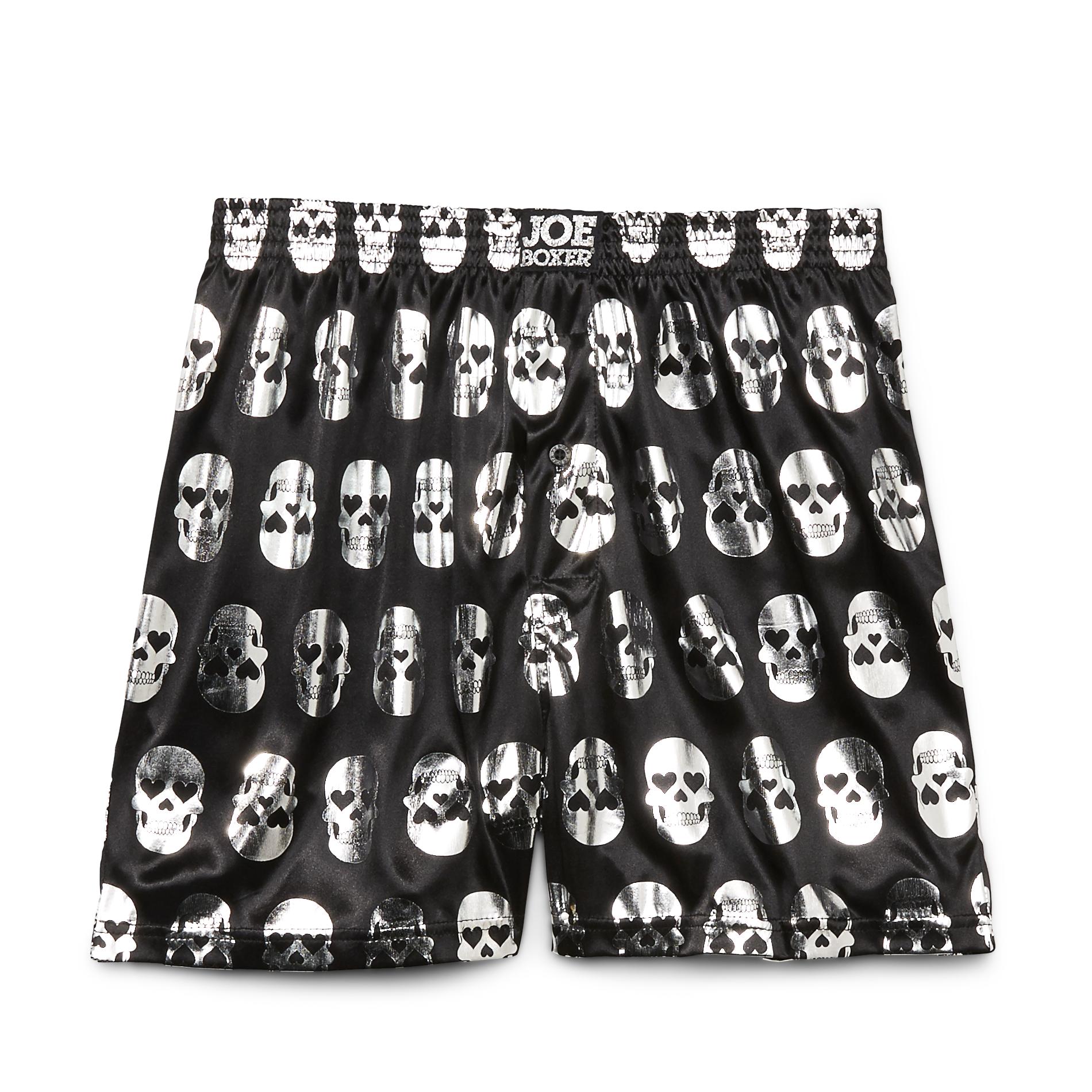 Joe Boxer Men's Graphic Boxers - Hearty Skulls