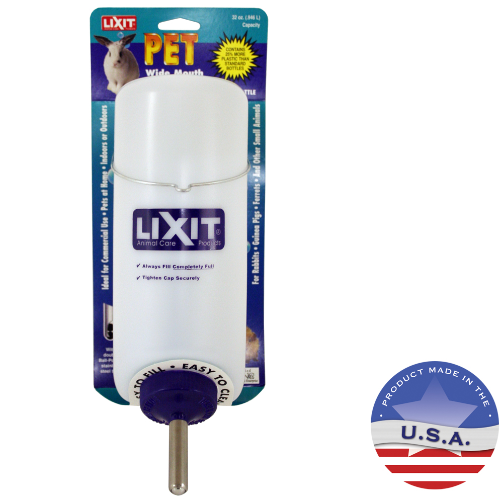 UPC 076711008901 - Lixit 32oz. Wide-mouth Water Bottle for Rabbits and ...