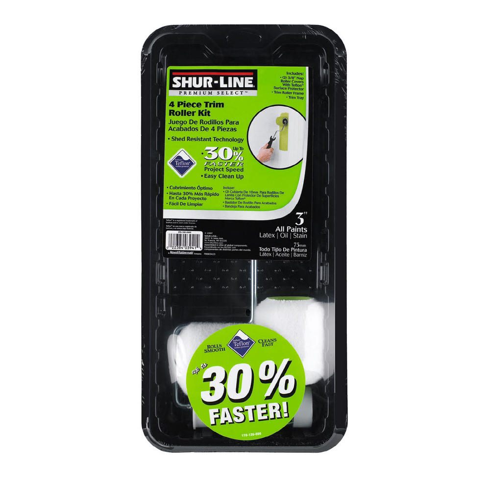 Shur-Line Premium 4 pc. Trim Roller Kit