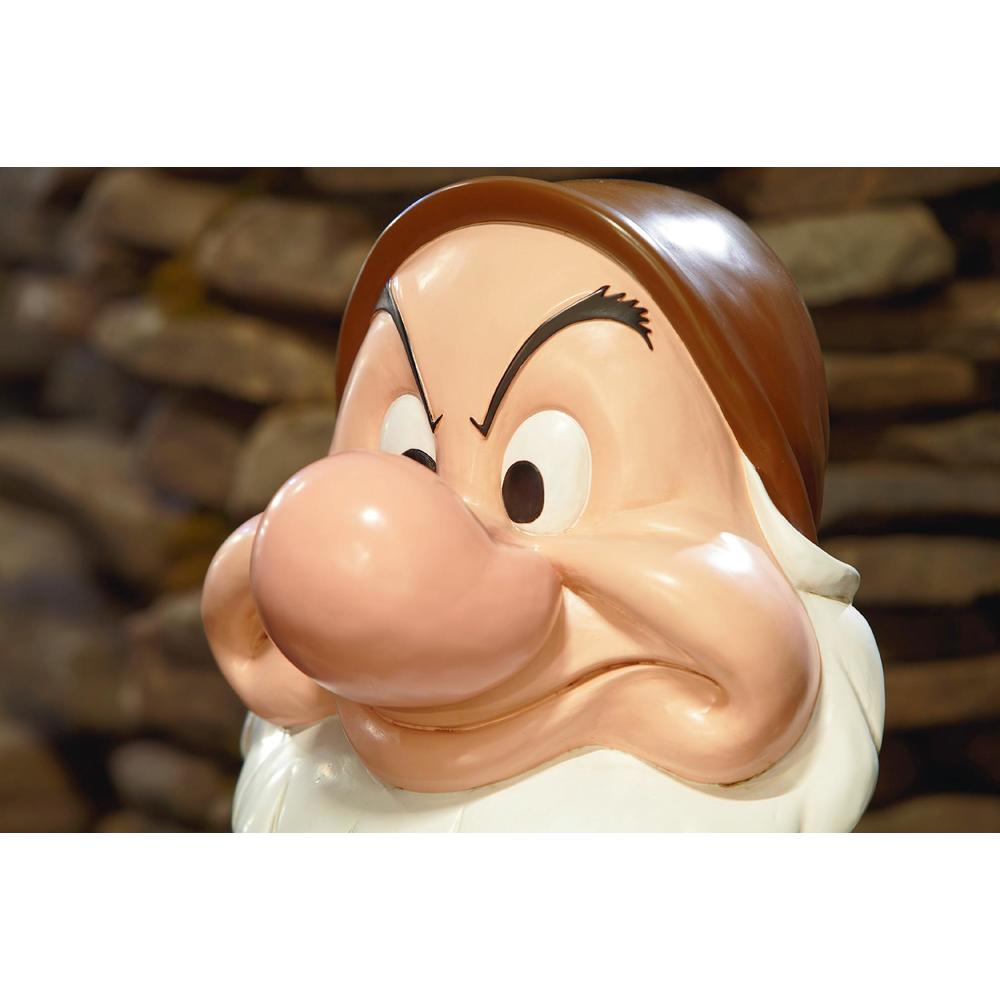 Grumpy Large Solar Door Greeter