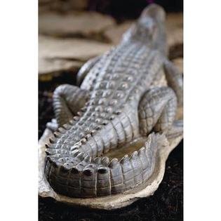Large Alligator Statue - Outdoor Living - Outdoor Decor - Lawn ...