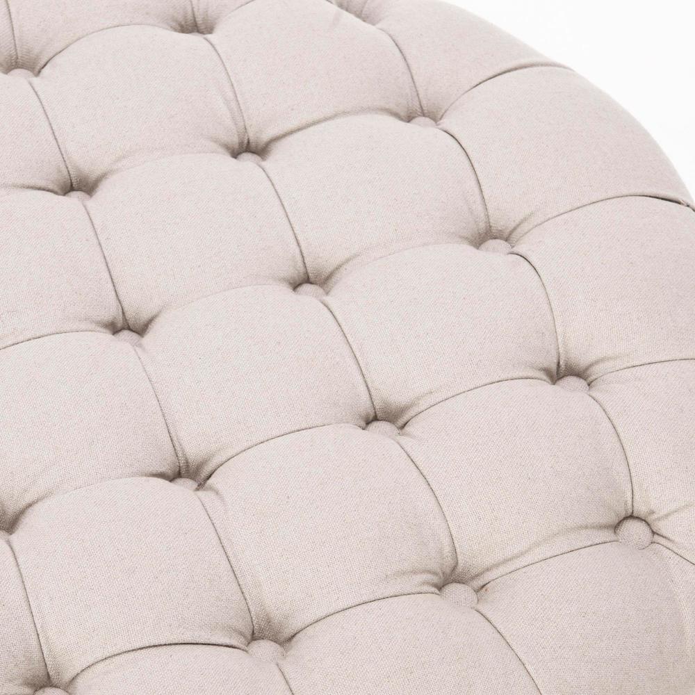 Safavieh Clara Tufted Round Ottoman