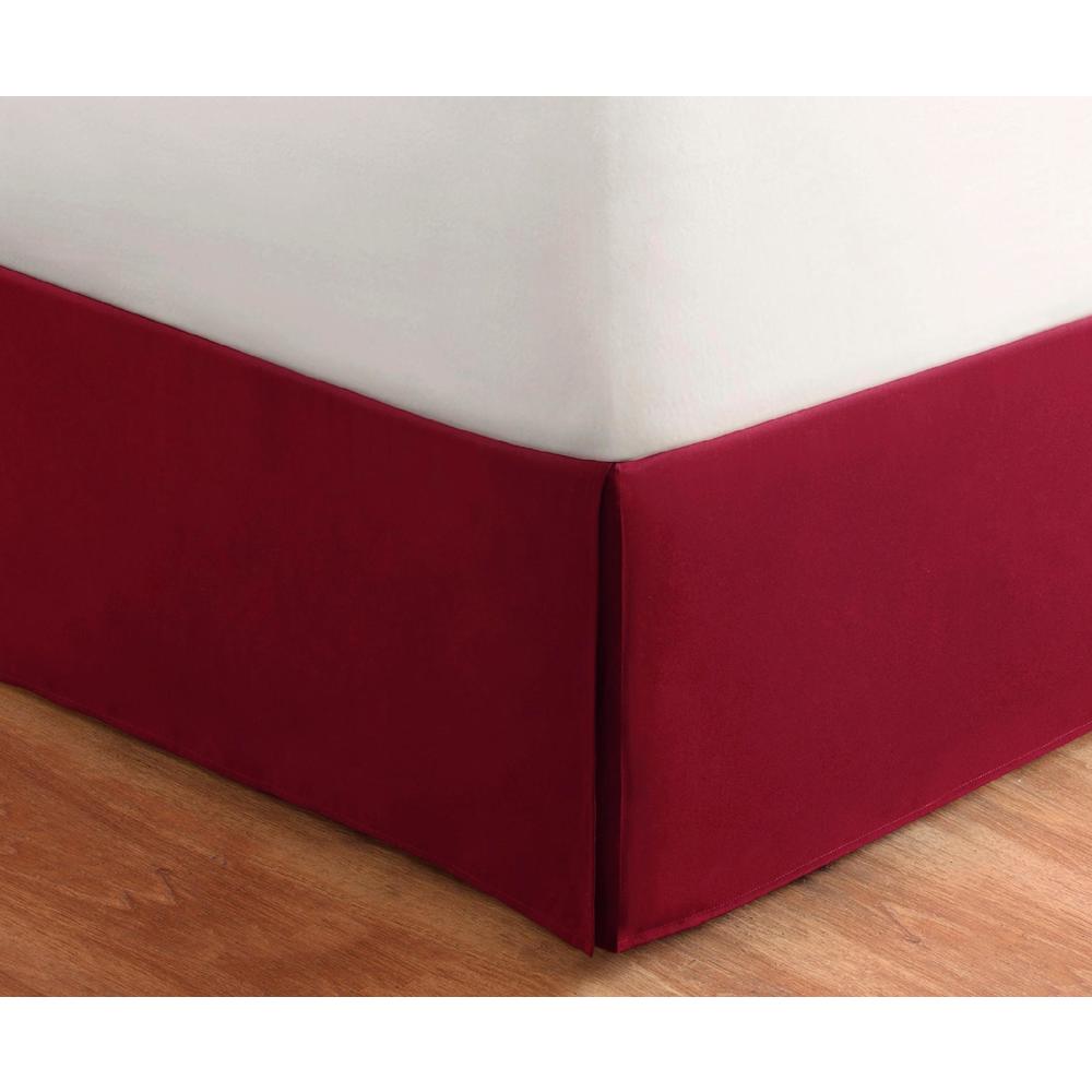 Colormate 6-Piece Red-and-Brown Jacquard Princeton Woven Bed Comforter Set