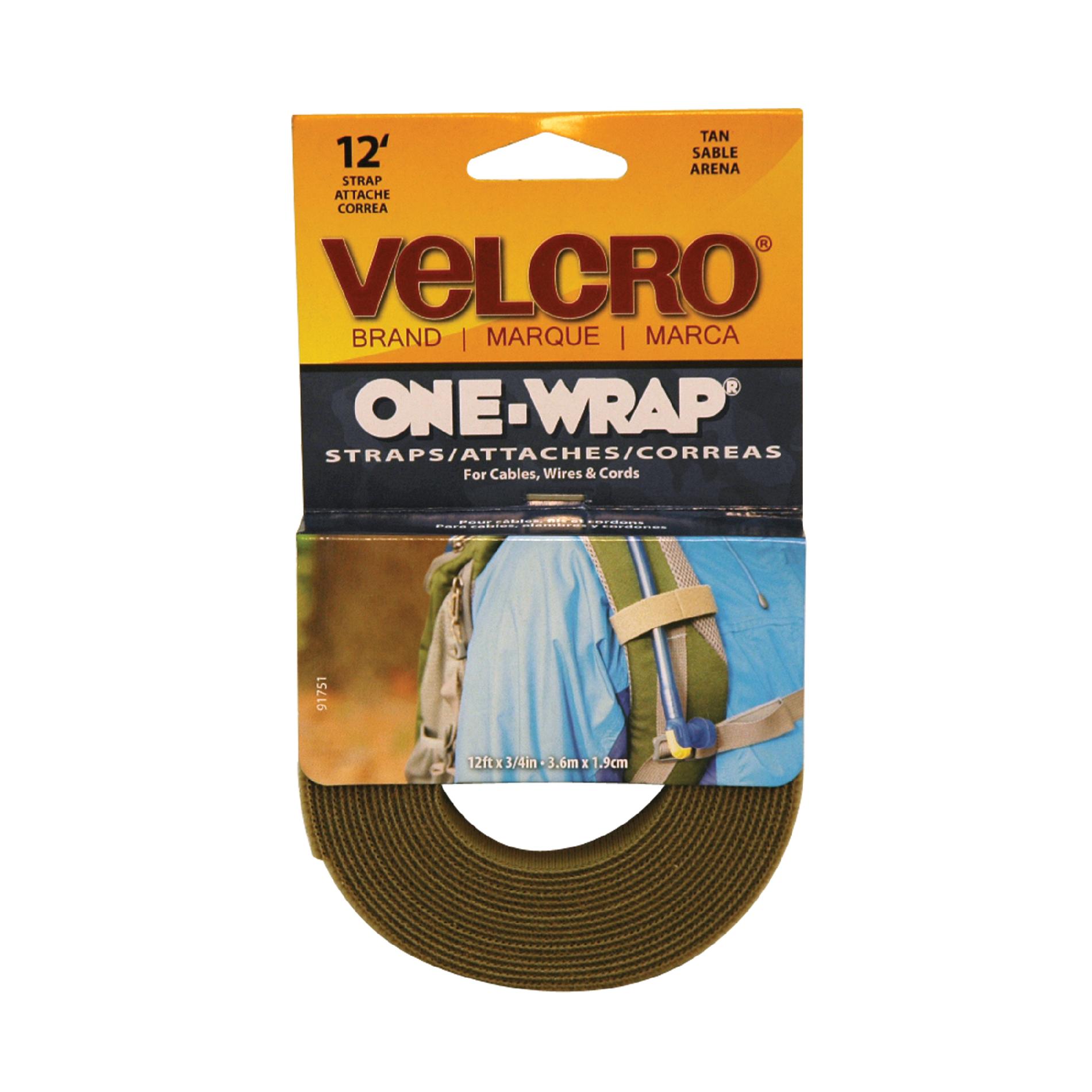 Velcro ONE-WRAP® 12' Strap - Tan