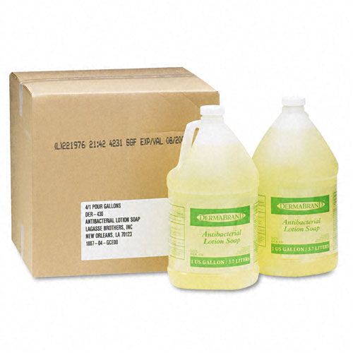 GOJO GOJ188704 Antimicrobial Lotion Soap, 1gal, 4/Carton