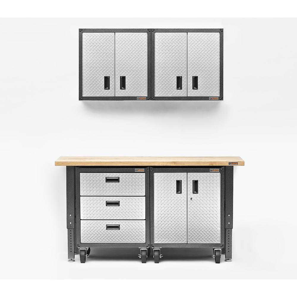 Gladiator Easy-to-Assemble Full Door Gear Box 2-Drawer Cabinet 28" Wide ...