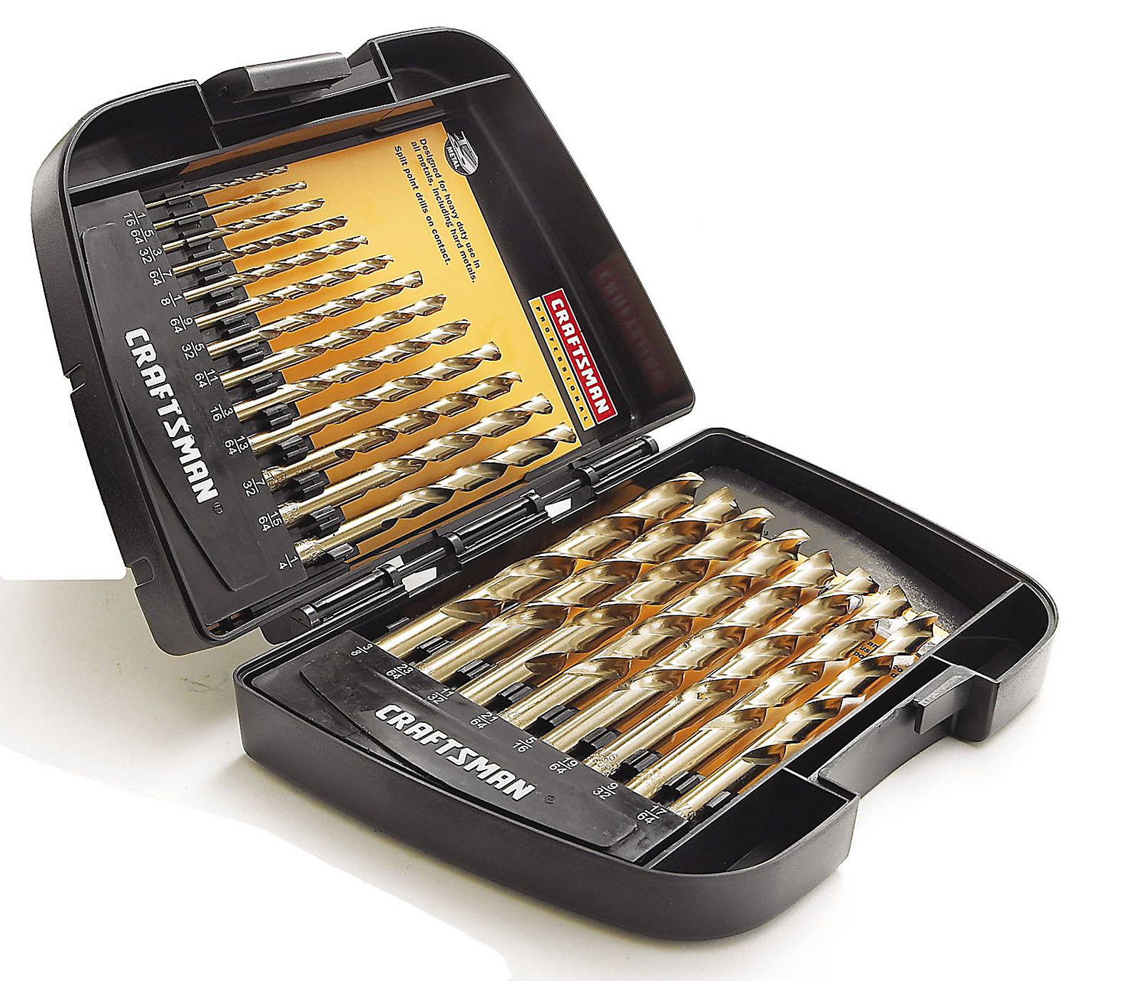 Craftsman Professional 21 pc. Cobalt Drill Bit Set Free Shipping New | eBay