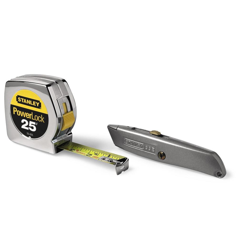 Stanley 1 in. x 25 ft. Steel Tape Measure, PowerLock®