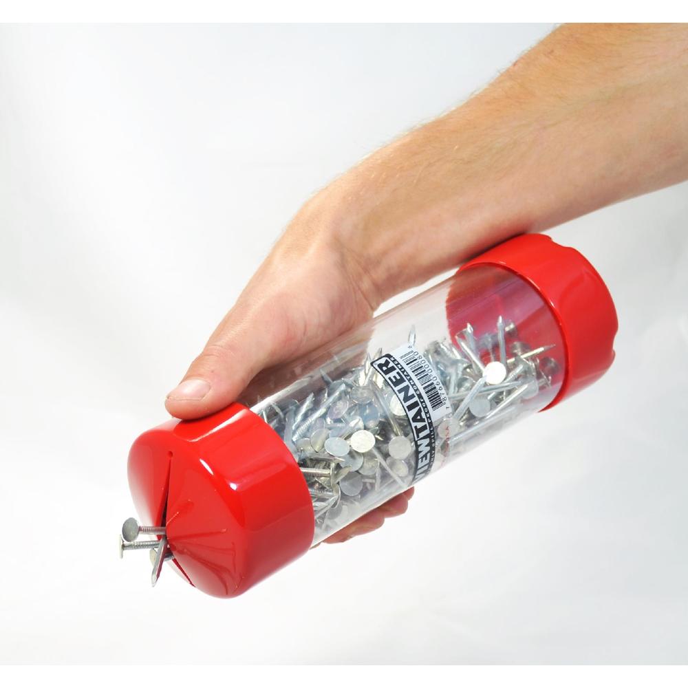 Viewtainer Slit-Top Plastic container 2.75" x 8" (Colors Vary)