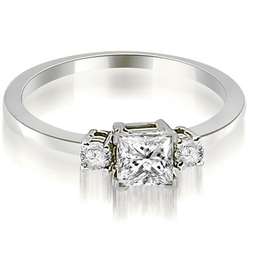 Platinum Princess Cut Diamond Engagement Ring: Swoon with Sears