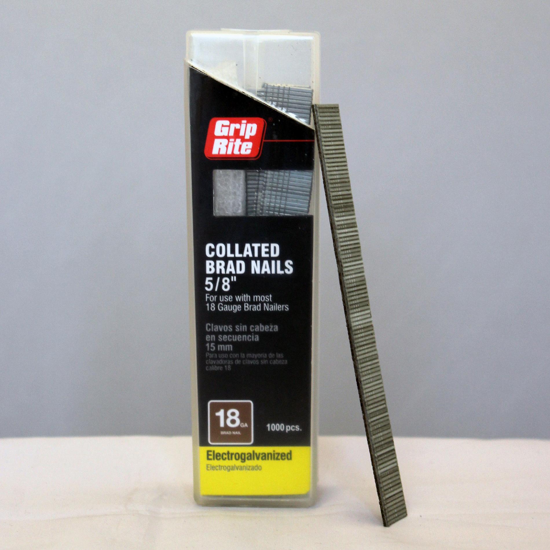 UPC 764666640757 - Grip-Rite 0.625 in. 18 Gauge Straight Strip Brad ...