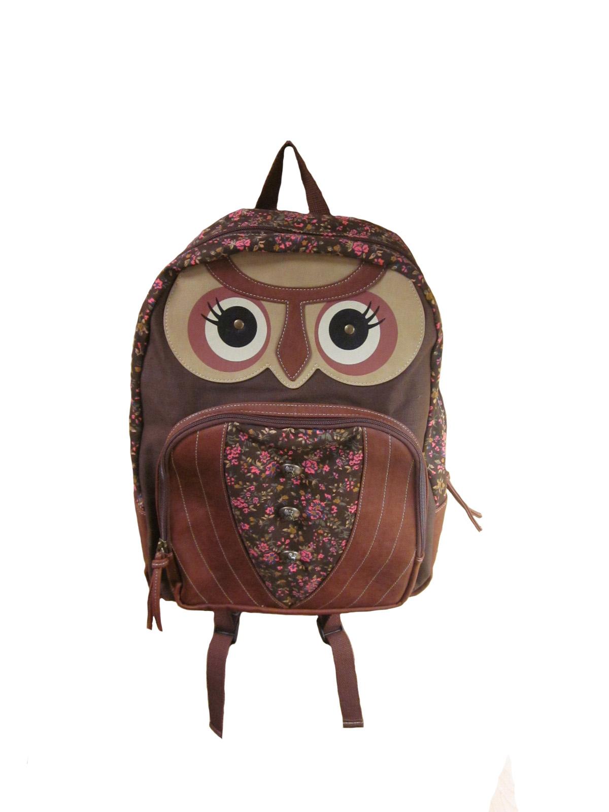 Bongo Junior's Mr. Owl School Backpack - Floral