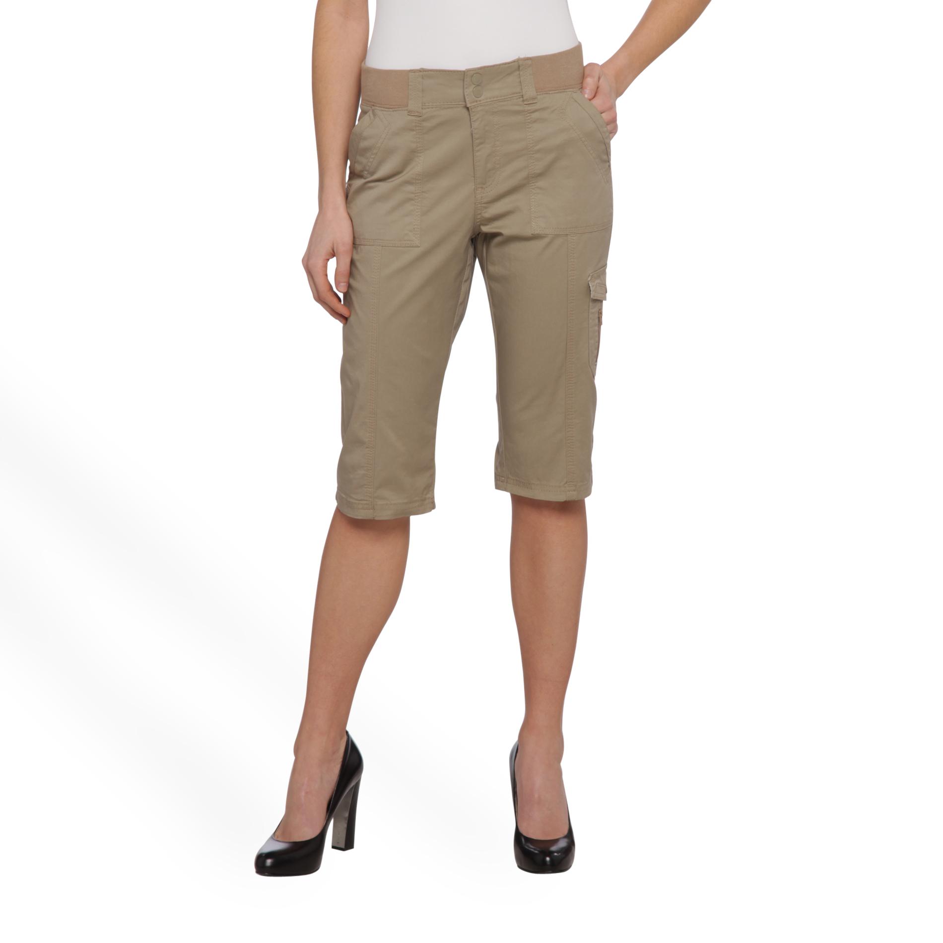 LEE Petite's Woven Cargo Capris
