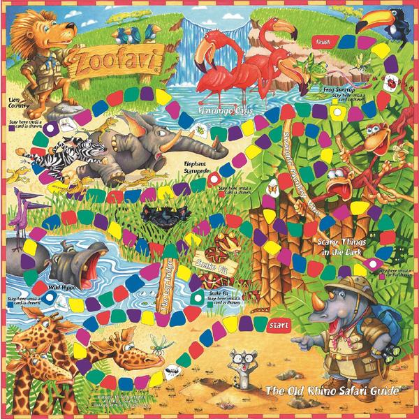 Zoomania Games Zoofari Board Game - Toys & Games - Family & Board Games ...