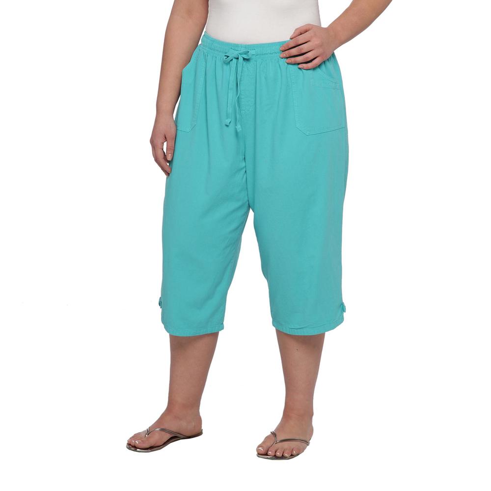 Erika Women's Plus Cropped Pants