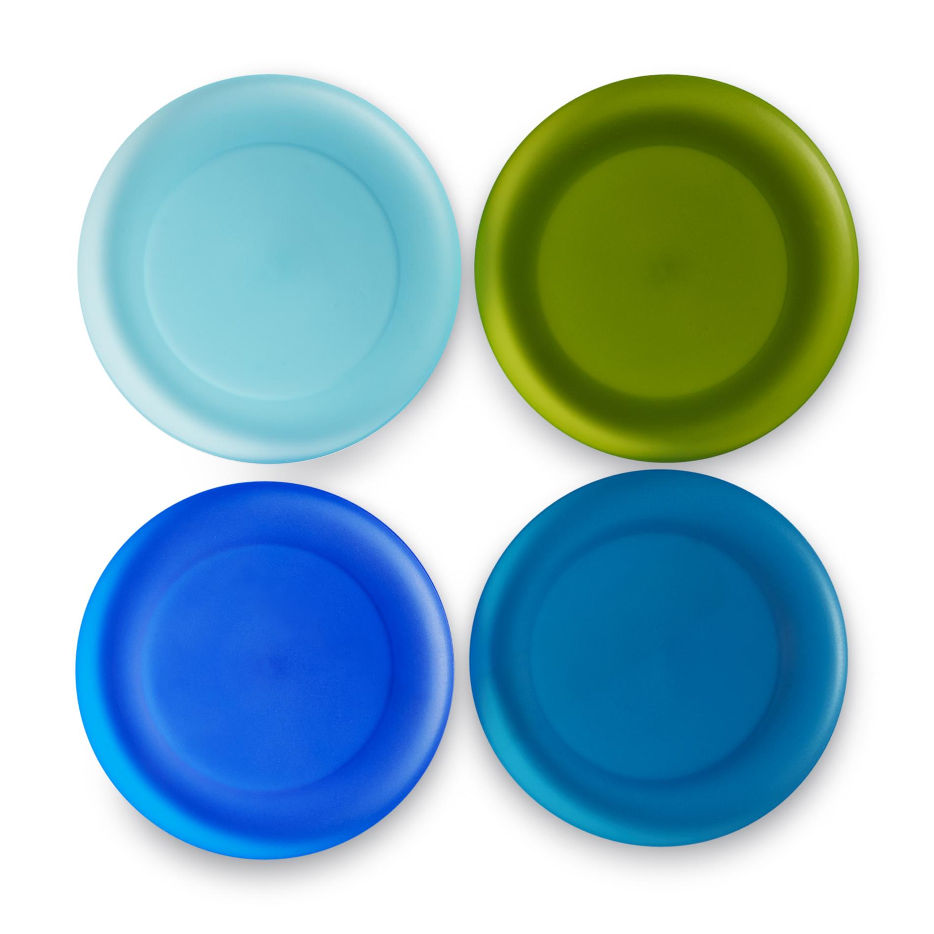 Essential Home 4-Pack Plastic Plates