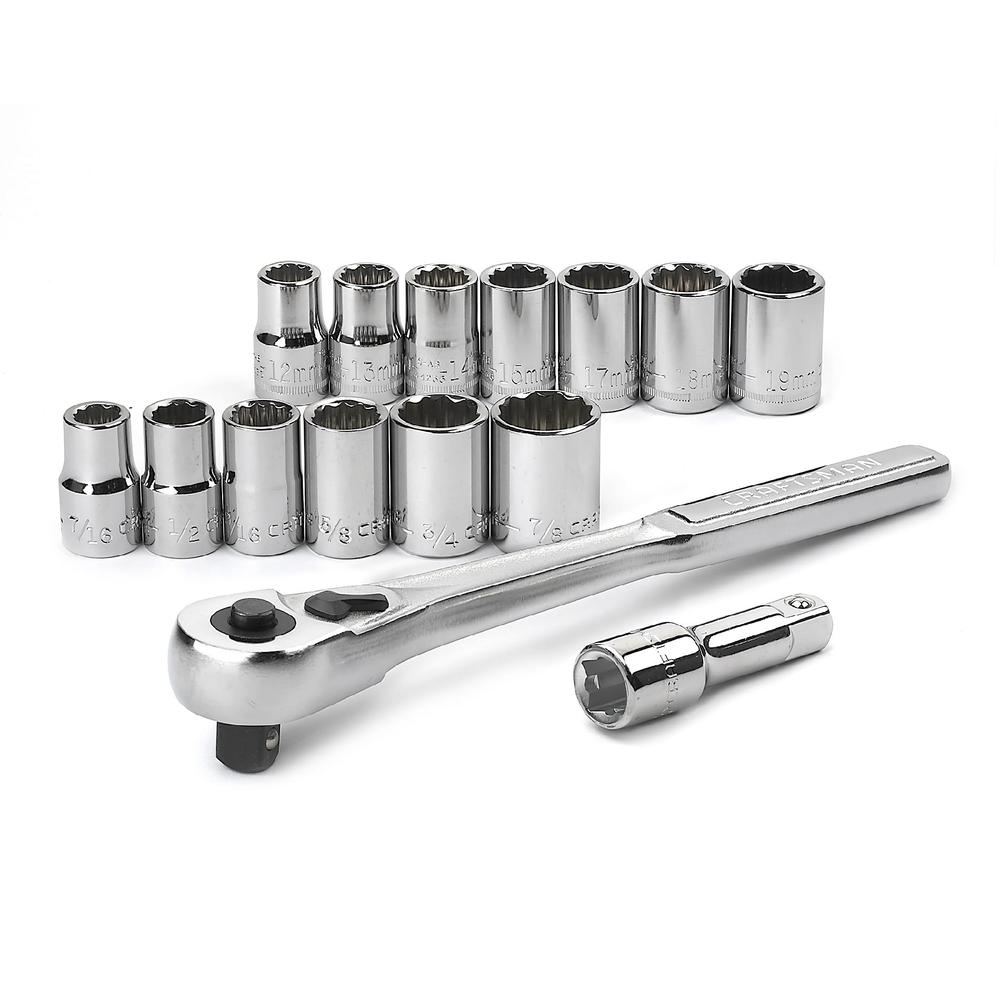 Craftsman 15 pc. 1/2" Drive Socket Wrench Set