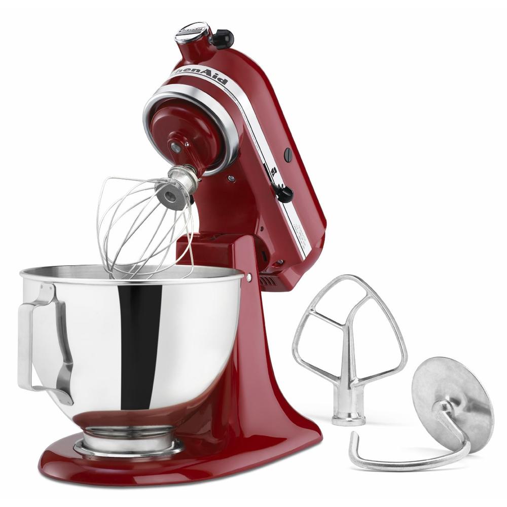 4.5 Quart Stand Mixer with Stainless Steel Bowl, Empire Red
