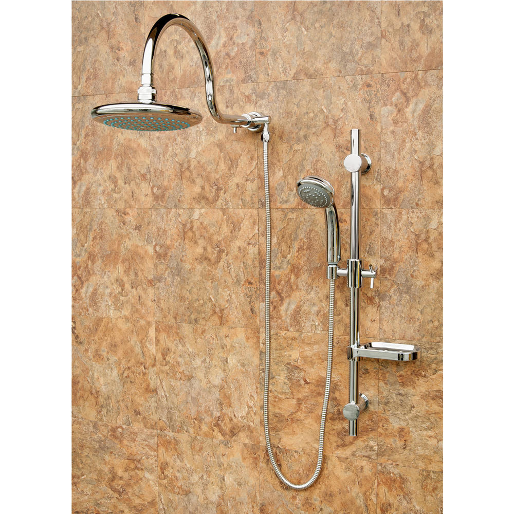 PULSE Showerspas Aqua Rain ShowerSpa Chrome Shower System