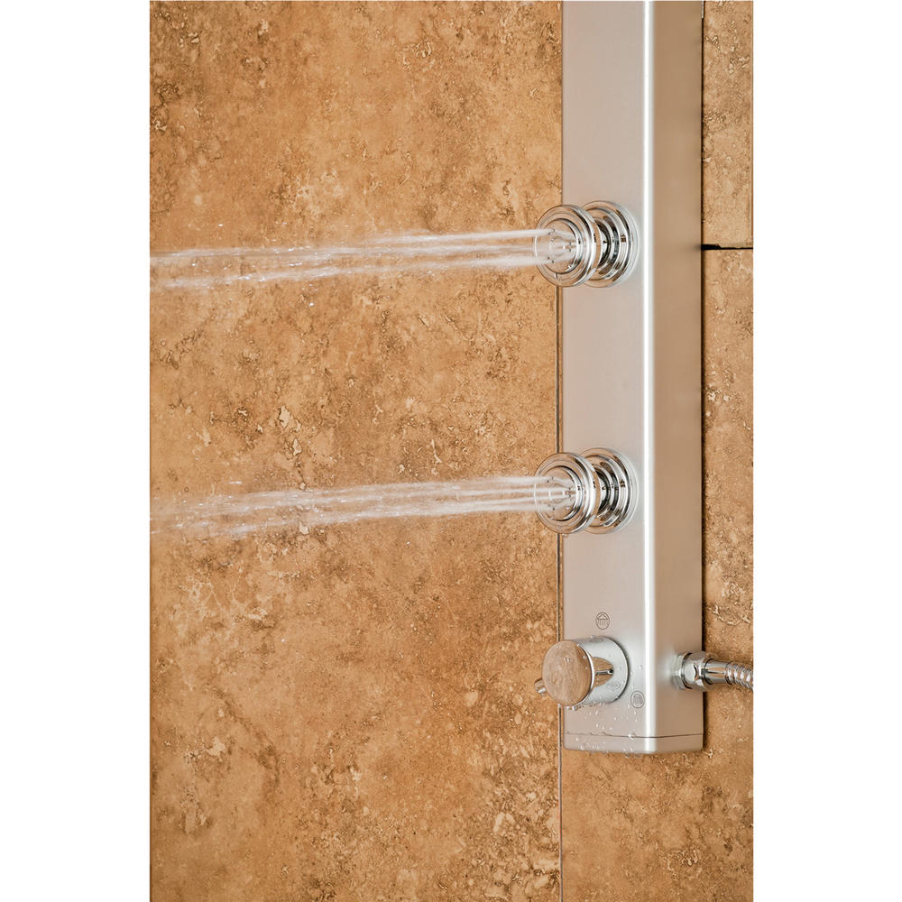 PULSE Showerspas Splash ShowerSpa Silver ABS Shower System